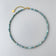 Choker en pierre naturelle d'apatite bleu, perles fines, chaine doré 1